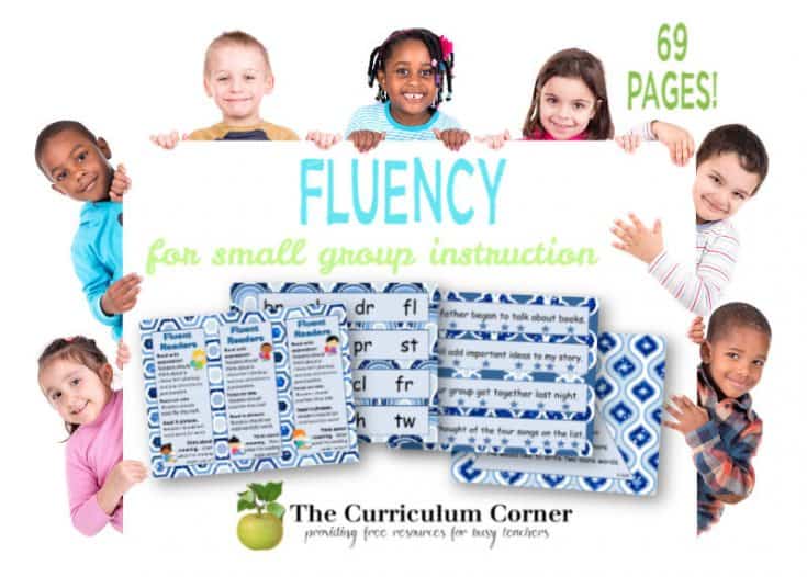 Fluency for Small Groups - The Curriculum Corner 123