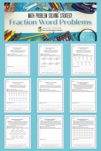 Problem Solving Involving Fractions - The Curriculum Corner 123