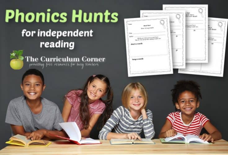 Phonics Practice for Independent Reading - The Curriculum Corner 123