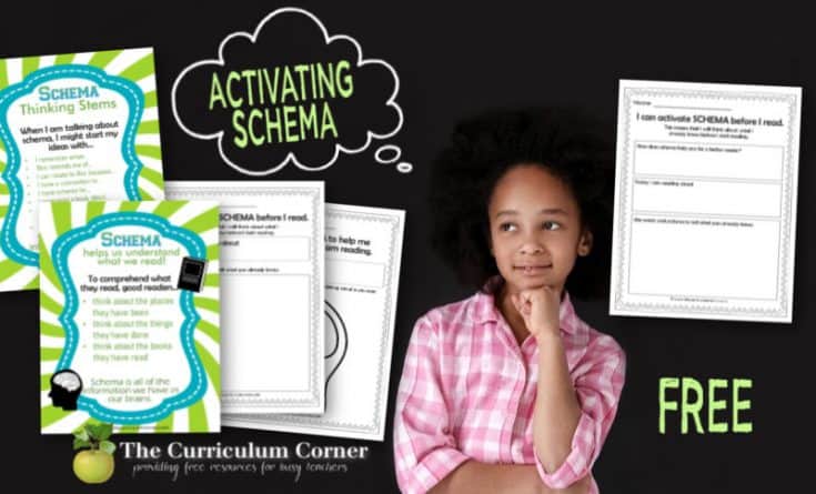 Activating Schema - The Curriculum Corner 123