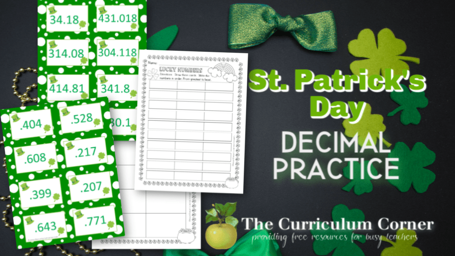 March Collection - The Curriculum Corner 123