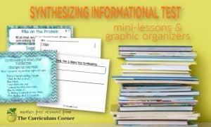 Synthesizing Informational Text - The Curriculum Corner 123