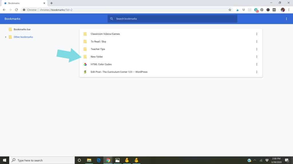 chrome-bookmarking-3 - The Curriculum Corner 123