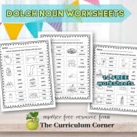 Dolch Sight Words - The Curriculum Corner 123