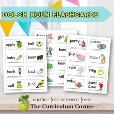 Dolch Sight Words - The Curriculum Corner 123