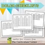 Dolch Sight Words - The Curriculum Corner 123