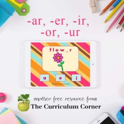 Phonics Games for PowerPoint - The Curriculum Corner 123