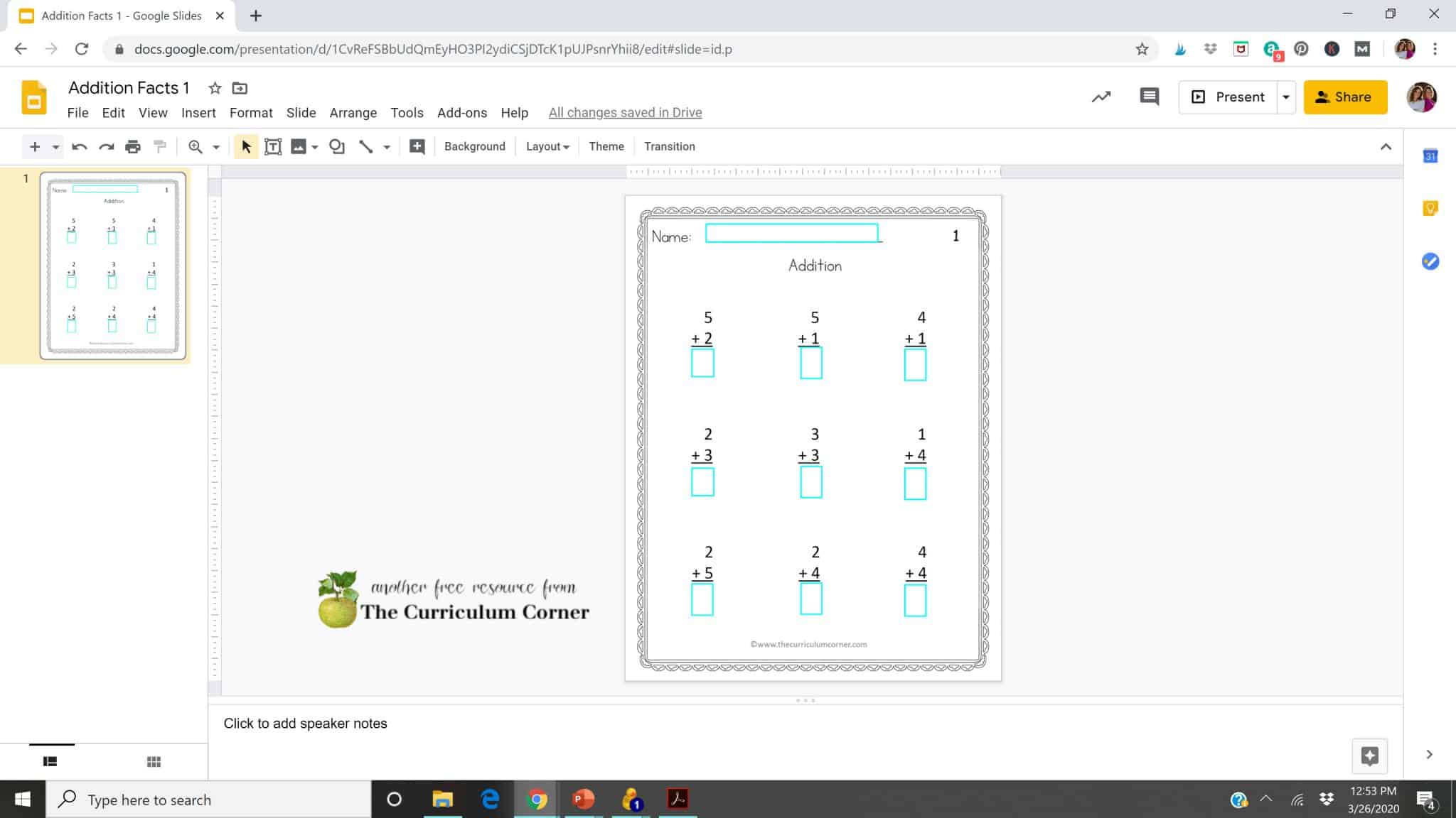 Making a PDF Fillable in Google Classroom - The Curriculum Corner 123