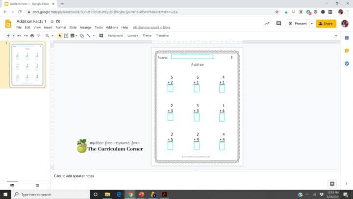 Making a PDF Fillable in Google Classroom - The Curriculum Corner 123