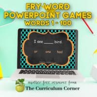 PowerPoint Games for e-Learning - The Curriculum Corner 123