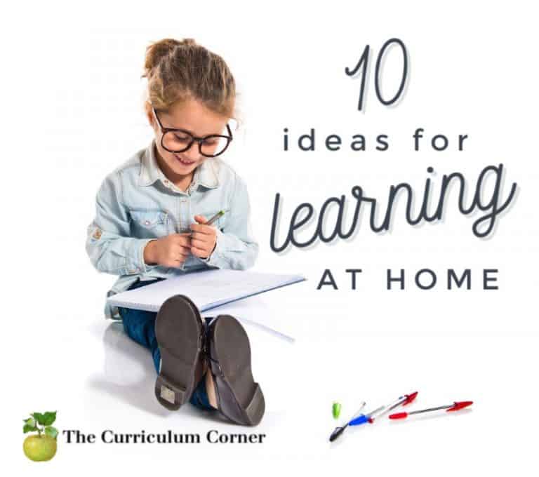Ideas for Home Learning - The Curriculum Corner 123