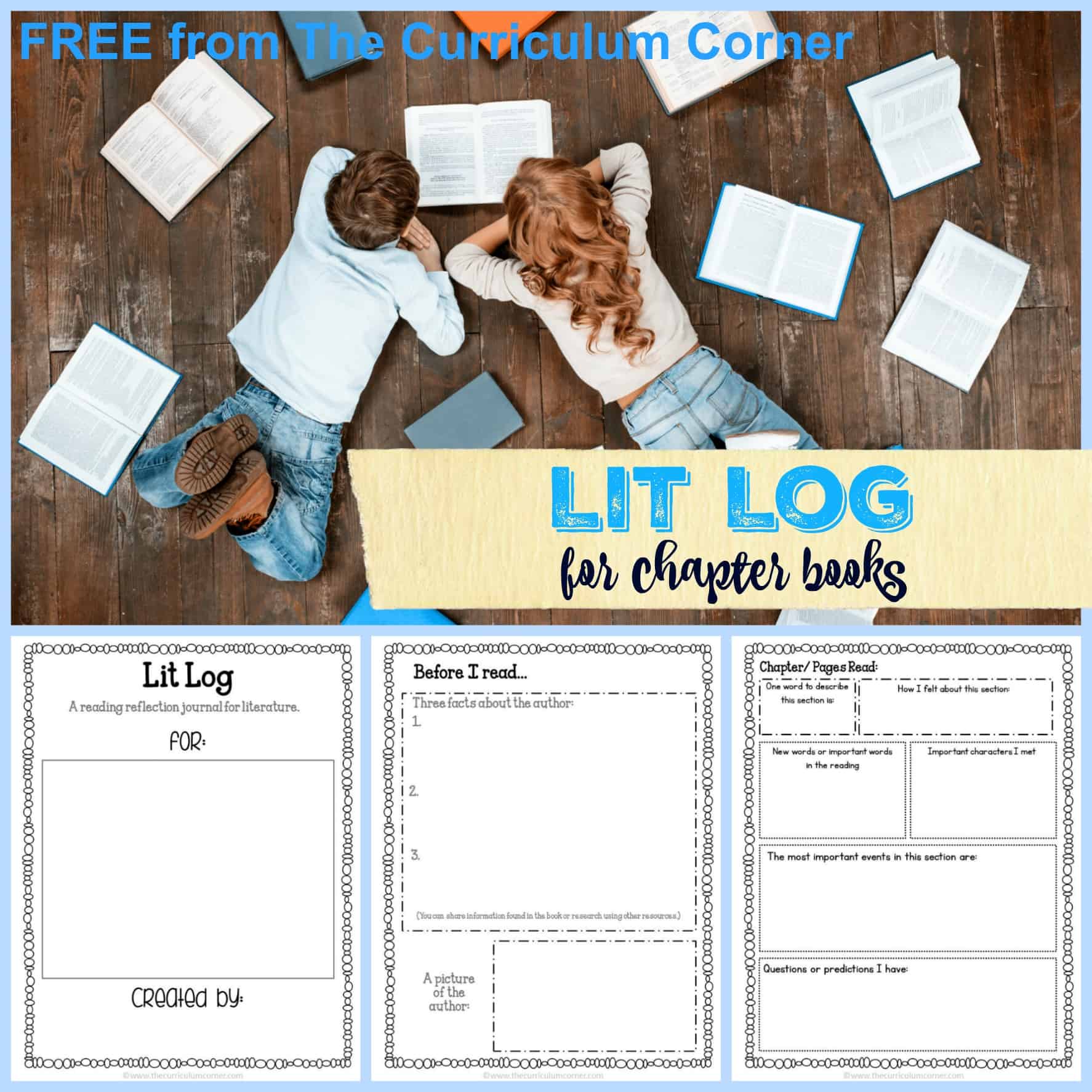 lit log feature - The Curriculum Corner 123