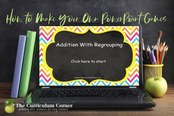 How to Make a PowerPoint Game - The Curriculum Corner 123