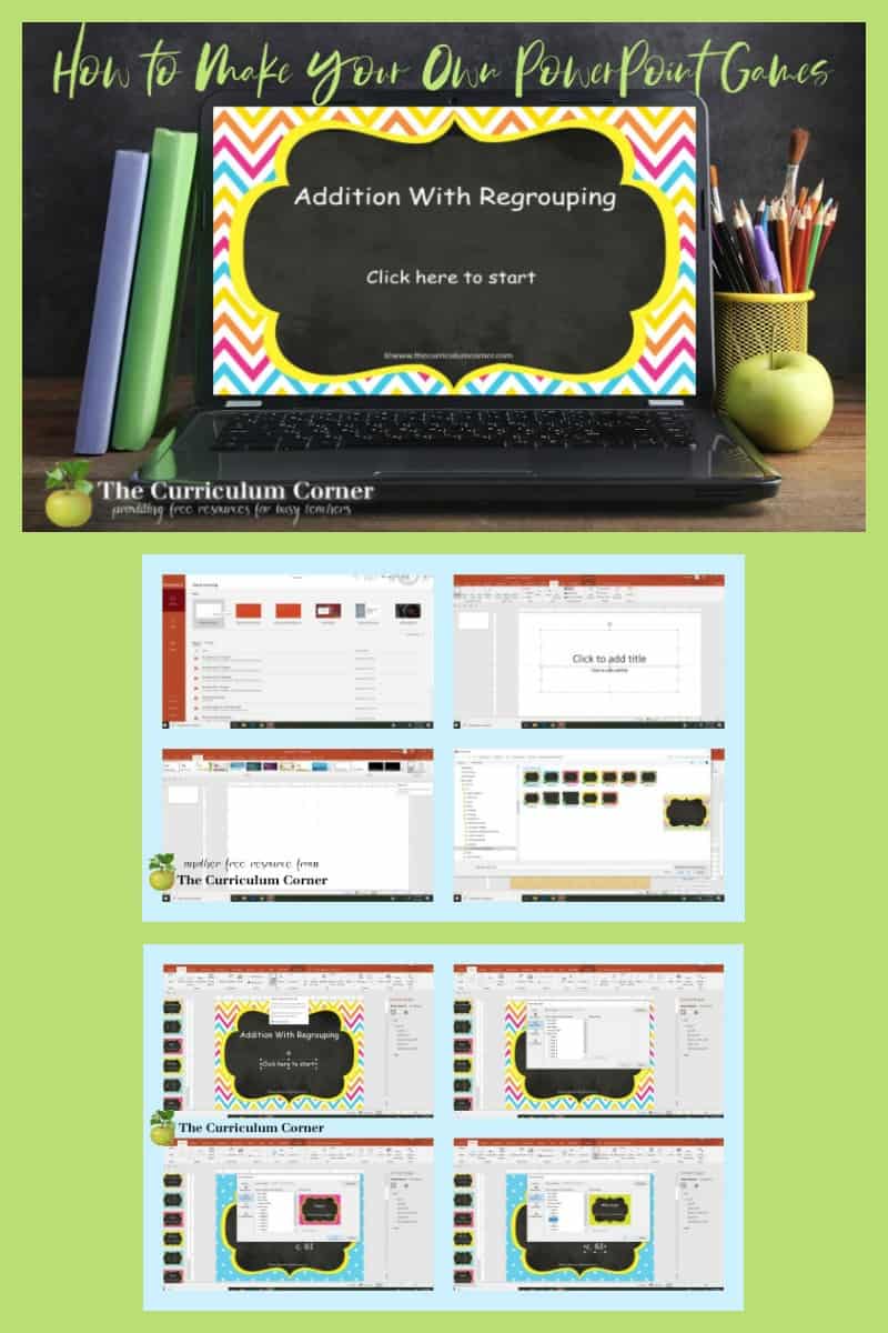 How to Make a PowerPoint Game - The Curriculum Corner 123