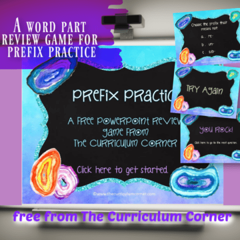 Fall Word Parts Puzzles - The Curriculum Corner 123