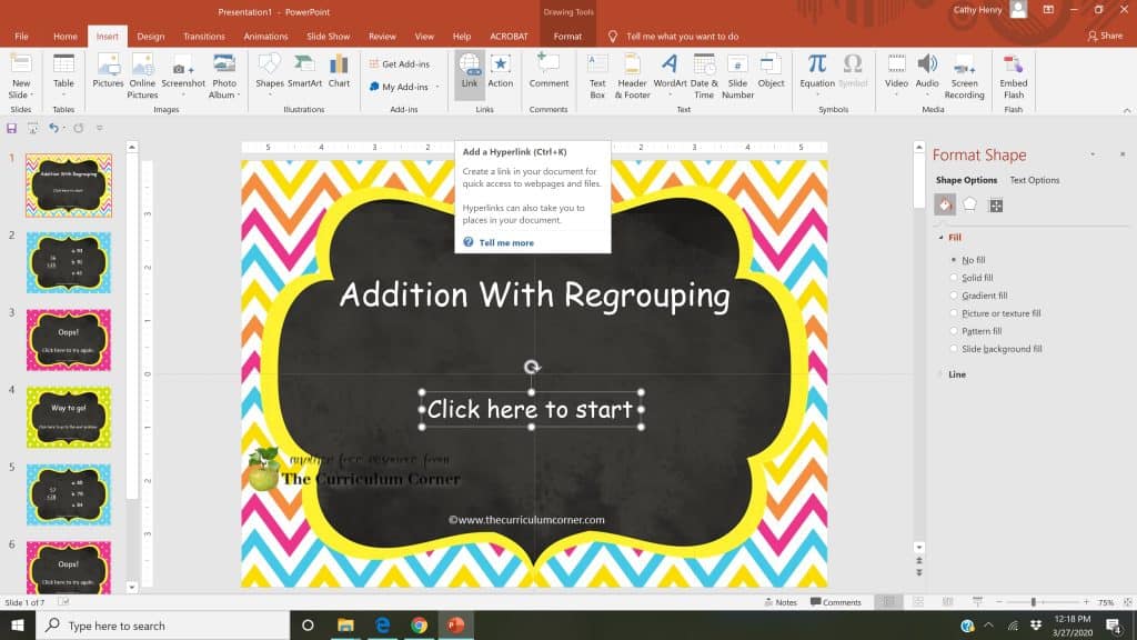 How to Make a PowerPoint Game - The Curriculum Corner 123
