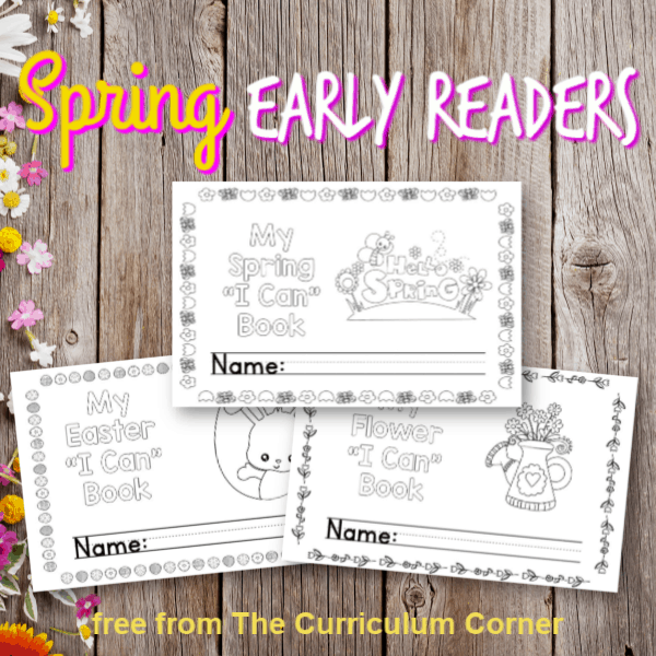 spring booklets feature - The Curriculum Corner 123