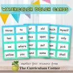 Dolch Sight Words - The Curriculum Corner 123