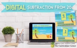 Digital: Subtraction from 20 - The Curriculum Corner 123