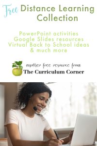 Distance Learning Collection - The Curriculum Corner 123