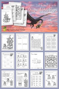 Dragon No Prep Pages - The Curriculum Corner 123