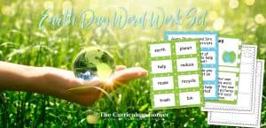Earth Day Word Work Set - The Curriculum Corner 123