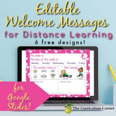 Virtual Teaching Slides - The Curriculum Corner 123