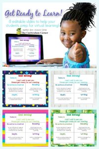 Get Ready to Learn Welcome Slides - The Curriculum Corner 123
