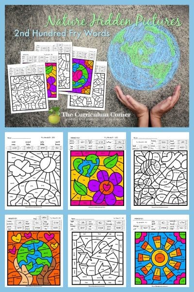 Earth Day Fry Hidden Pictures - The Curriculum Corner 123