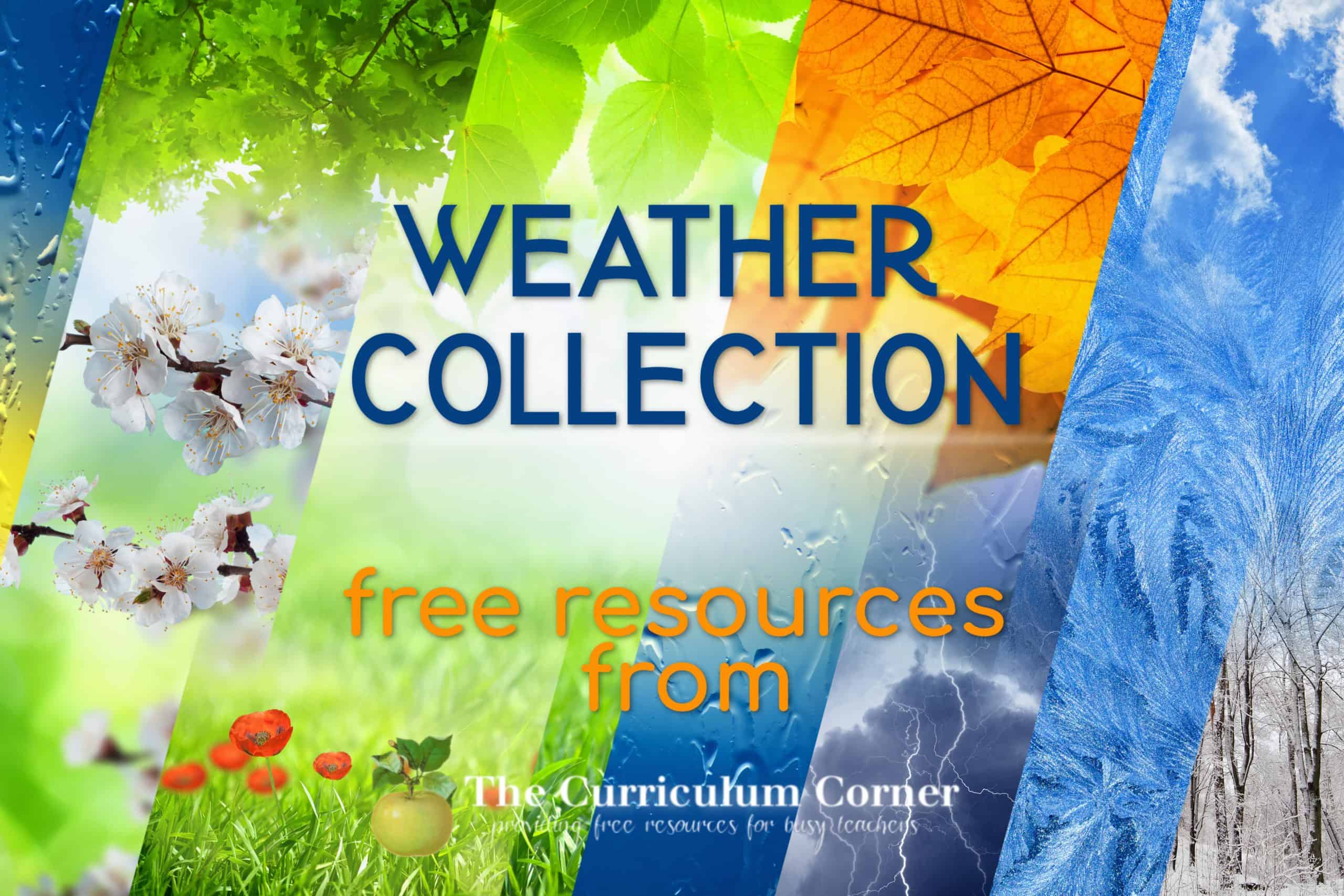 Weather Collection - The Curriculum Corner 123