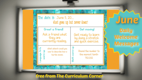June Collection - The Curriculum Corner 123