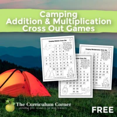 Camping Collection for the Classroom - The Curriculum Corner 123
