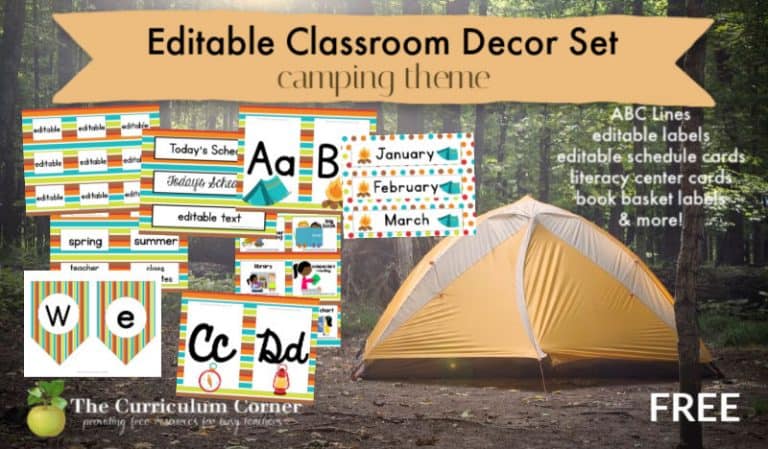 It's Time to Get Organized! - The Curriculum Corner 123