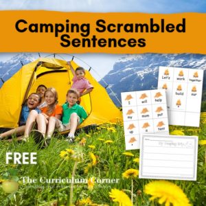 Camping Collection for the Classroom - The Curriculum Corner 123