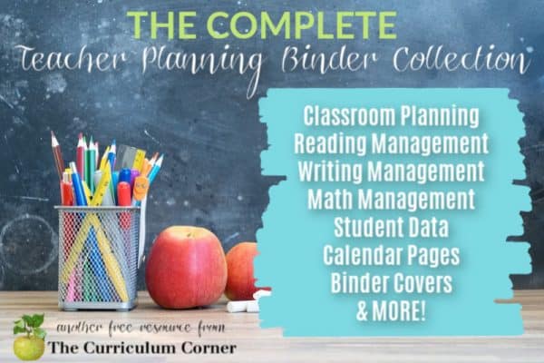 Editable Teacher Planning Collection - The Curriculum Corner 123