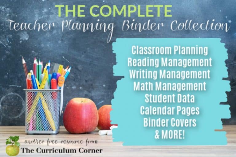 Editable Teacher Planning Collection - The Curriculum Corner 123