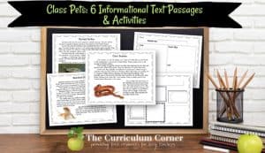 Informational Text Passages & Activities: Class Pets - The Curriculum ...