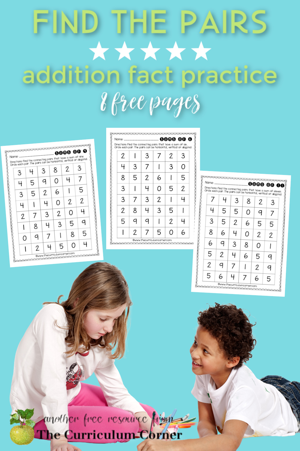 find-the-pairs-pinterest-1 - The Curriculum Corner 123