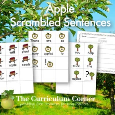 Apple Picking Collection - The Curriculum Corner 123