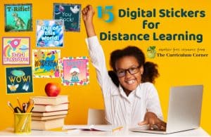Digital Stickers for Distance Learning - The Curriculum Corner 123