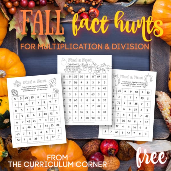 fall fact hunt feature - The Curriculum Corner 123