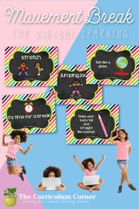 Movement Break for Virtual Learning - The Curriculum Corner 123