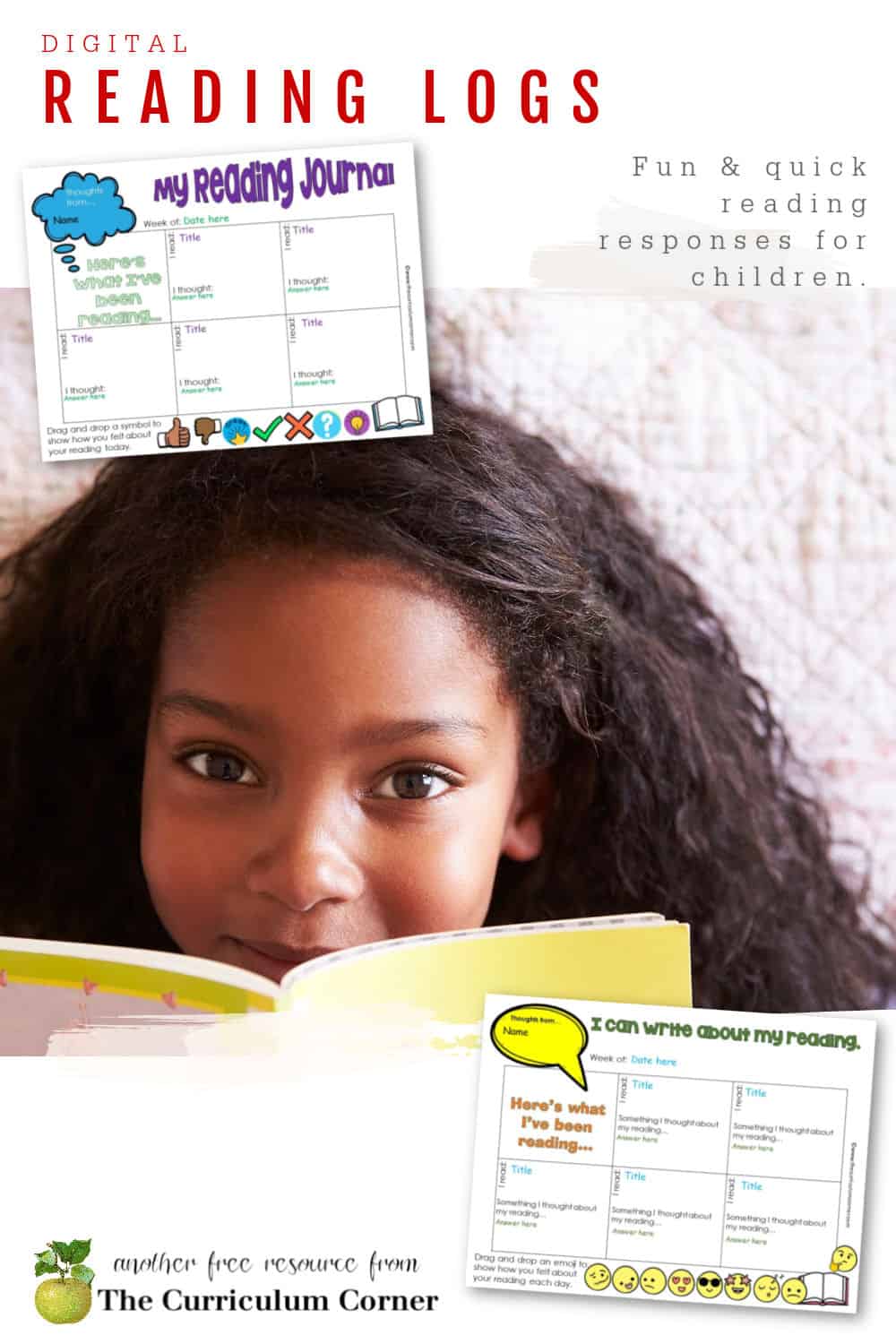 Digital Reading Logs - The Curriculum Corner 123