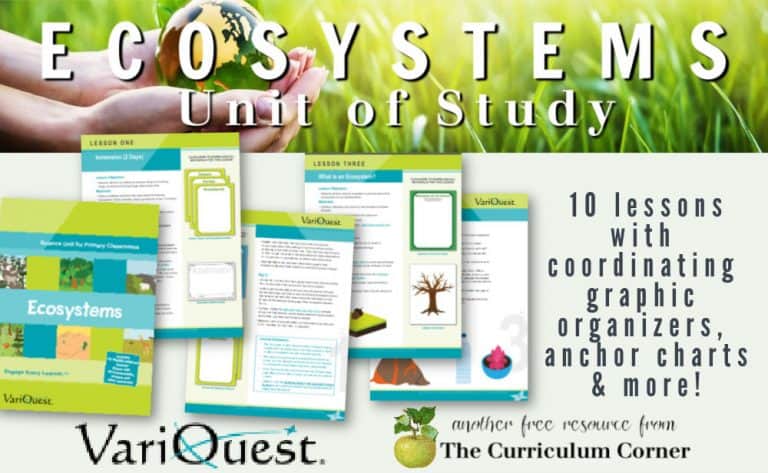 Ecosystems Unit of Study - The Curriculum Corner 123