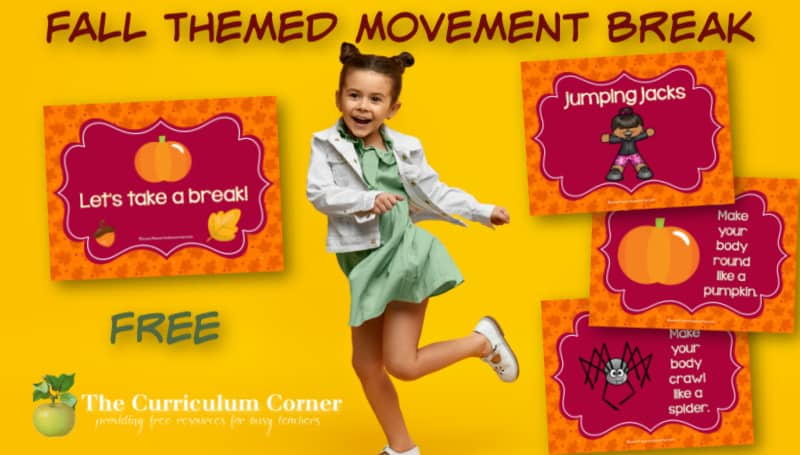 Fall Movement Break - The Curriculum Corner 123