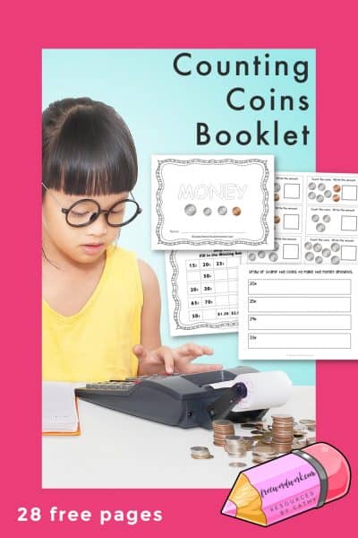 Counting Money Practice Booklet - The Curriculum Corner 123