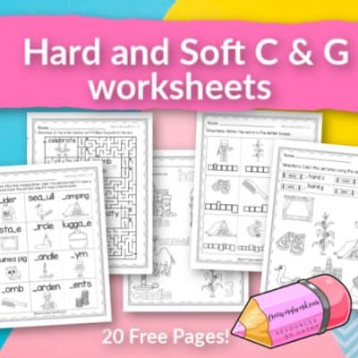 phonics hard soft c g 1 feature - The Curriculum Corner 123
