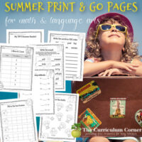 Packets for Home Learning (Homework Packets) - The Curriculum Corner 123