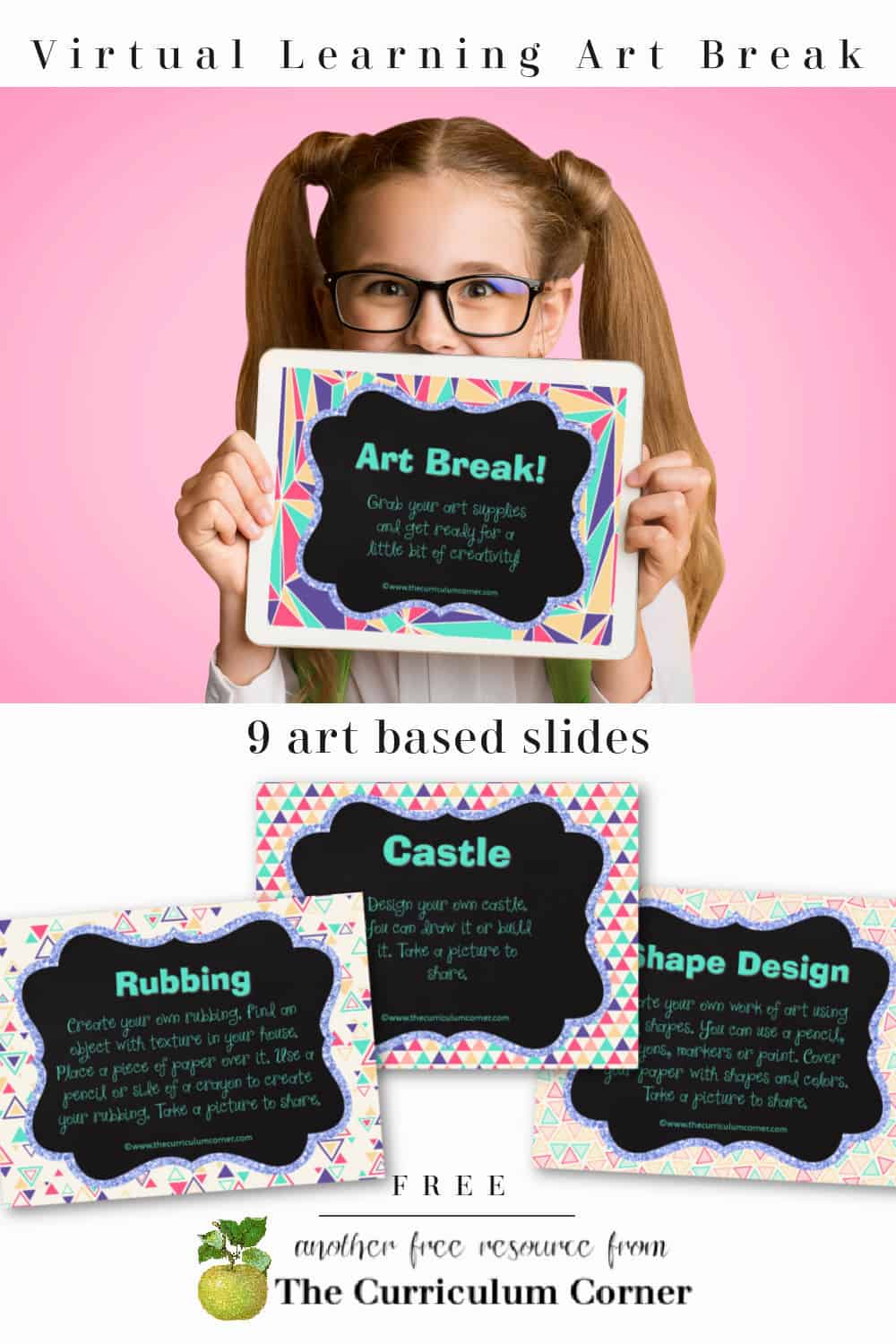 Virtual Learning Art Break - The Curriculum Corner 123