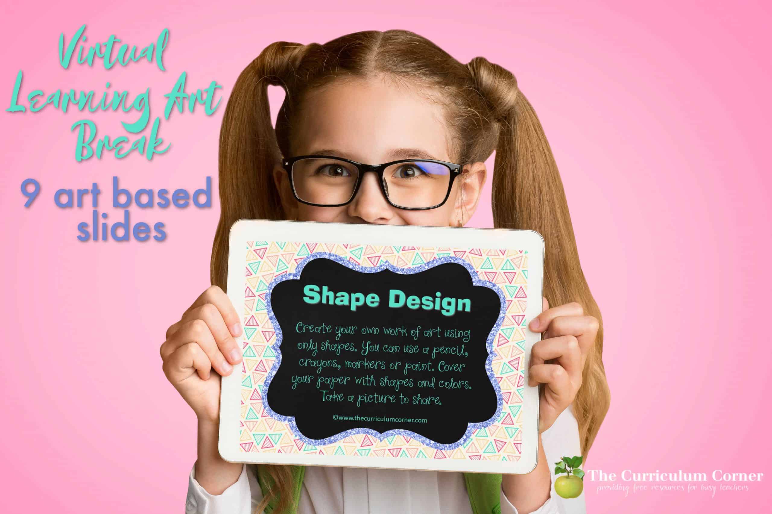 Virtual Learning Art Break - The Curriculum Corner 123